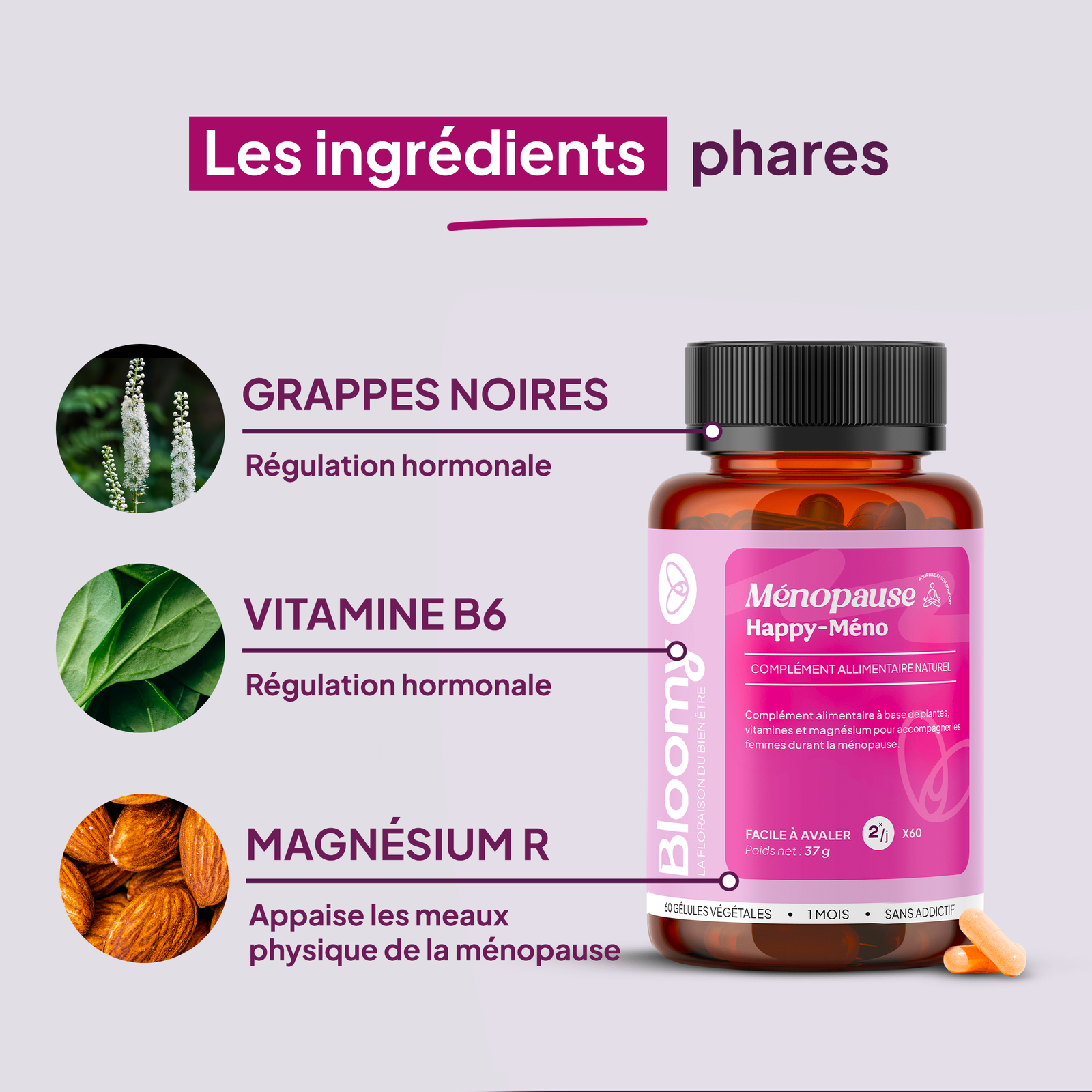 Pack ménopause : Happy méno & Bye bye stress